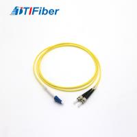 China LC/UPC to ST/UPC Singlemode Fiber Optic Patch Cord G652D LSZH 3.0mm Duplex for sale