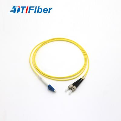 China LC/UPC to ST/UPC Singlemode Fiber Optic Patch Cord G652D LSZH 3.0mm Duplex for sale