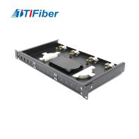 China 19 Inch Fixed Type Fiber Optic Terminal Box With 12 port Simplex for sale
