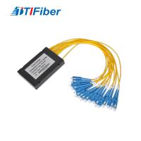 China 1x8 1x16 1x32 1x64 Fiber Optic PLC Splitter Singlemode 1260-1650nm G657A for sale