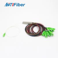 China 1x8 1x16 1x32 1x64 Fiber Optic PLC Splitter Singlemode 1260-1650nm G657A for sale