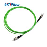 China 50 / 125um LSZH Fiber Optic Patch Cord Multimode OM5 FC-ST DX Simplex for sale