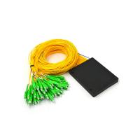 China FTTH PLC Fiber Optic Splitter 1x8 1x16 1x32 1x64 Singlemode 1260-1650nm OEM for sale