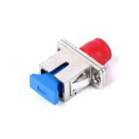 China Fiber Optic FC-SC Hybrid Female to Female Adapter Simplex Singlemode Multimode UPC APC for sale