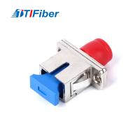 China Fiber Optic FC-SC Hybrid Female to Female Adapter Simplex Singlemode Multimode UPC APC for sale