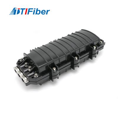China In Line Type Fiber Optic Splice Closure 96 Cores Aerial Direct Burial for sale
