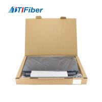 China Sc / Fc / St / Lc Rack Mount Splicing Fiber Optic Patch Panel 1U 12 - 24 Core for sale