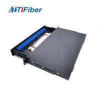 China Rack Mount Fiber Optic Terminal Box SC FC ST LC 12 Core 24 Core 0.9mm Jacket for sale