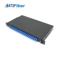 China Rack Mount Fiber Optic Terminal Box SC FC ST LC 12 Core 24 Core 0.9mm Jacket for sale