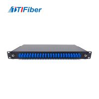 China Rack Mount Fiber Optic Terminal Box SC FC ST LC 12 Core 24 Core 0.9mm Jacket for sale