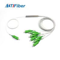 China 1x2 1x4 1x8 1x16 1x32 1x64 Optical PLC Splitter Single Mode G657A FTTX for sale