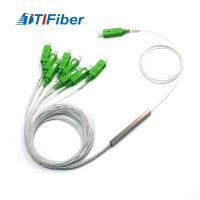 China 1x2 1x4 1x8 1x16 1x32 1x64 Optical PLC Splitter Single Mode G657A FTTX for sale