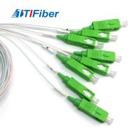 China 1x2 1x4 1x8 1x16 1x32 1x64 Optical PLC Splitter Single Mode G657A FTTX for sale