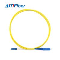 China SC UPC Simplex G652D 9/125 SM Fiber Optic Patch Cord 1.6mm LSZH Low Insertion Loss for sale