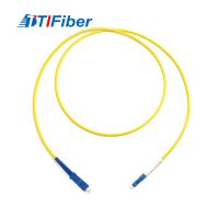 China SC UPC Simplex G652D 9/125 SM Fiber Optic Patch Cord 1.6mm LSZH Low Insertion Loss for sale
