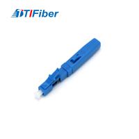 China FTTH Drop Cable LC Single Mode Optical Fast Connector - 2.5mm Ferrule, ≤0.3dB Insertion Loss, Field Assembly for sale