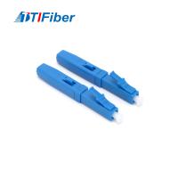China FTTH Drop Cable LC Single Mode Optical Fast Connector - 2.5mm Ferrule, ≤0.3dB Insertion Loss, Field Assembly for sale