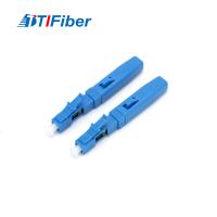 China FTTH Drop Cable LC Single Mode Optical Fast Connector - 2.5mm Ferrule, ≤0.3dB Insertion Loss, Field Assembly for sale