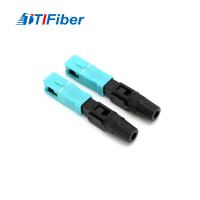 China SC/UPC SC/APC Mechanical FTTH Optical Fiber Fast Connector Quickly Assembly for sale