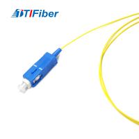 China Fiber Optic Pigtail 0.9mm Simplex Single Mode SC LC ST FC for sale
