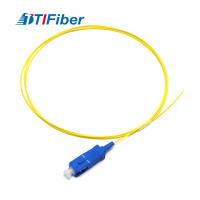 China Fiber Optic Pigtail 0.9mm Simplex Single Mode SC LC ST FC for sale