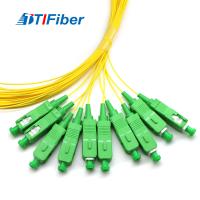China FTTH Simplex Single Mode Fiber Pigtail LC SC ST FC 0.9mm Low Insertion Loss for sale