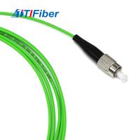 China OM5 Duplex Fiber Optic Patch Cord 3.0mm ST UPC Low Loss FTTH for sale