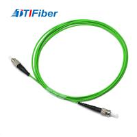 China OM5 Duplex Fiber Optic Patch Cord 3.0mm ST UPC Low Loss FTTH for sale