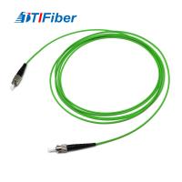 China OM5 Duplex Fiber Optic Patch Cord 3.0mm ST UPC Low Loss FTTH for sale