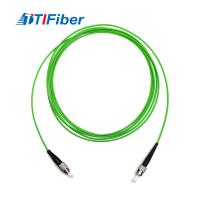 China OM5 Duplex Fiber Optic Patch Cord 3.0mm ST UPC Low Loss FTTH for sale