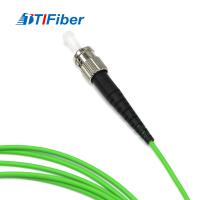 China OM5 Duplex Fiber Optic Patch Cord 3.0mm ST UPC Low Loss FTTH for sale