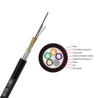 China Outdoor GYTA Armoured Fiber Optic Cable 2-144 Cores Duct Aerial Application for sale