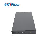 China 19 Inch 1U 24 Port SC Fiber Optic Patch Panel Distribution Box for FTTH for sale