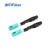 China FTTH Drop Cable Use Fiber Optic Fast Connector SC UPC OM3 for sale