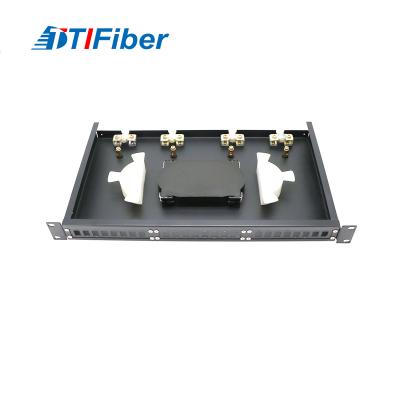 China 24 Fiber SC MPO MTP Optical Fiber Patch Panel Customized Length for Data Center for sale