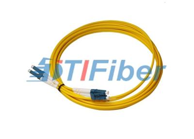 China 2.0mm Singlemode Fiber Optic Patch Cord with LC SC ST FC Connectors - 0.2dB Insertion Loss, -40°C to +85°C Operating Range for sale