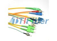 China 2.0mm Singlemode Fiber Optic Patch Cord with LC SC ST FC Connectors - 0.2dB Insertion Loss, -40°C to +85°C Operating Range for sale