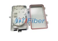 China FTTH 4 Port Mini Fiber Optic Termination Box 210×140×20mm with SC APC Adapters for Wall-Mounted Installation for sale