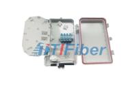 China FTTH 4 Port Mini Fiber Optic Termination Box 210×140×20mm with SC APC Adapters for Wall-Mounted Installation for sale