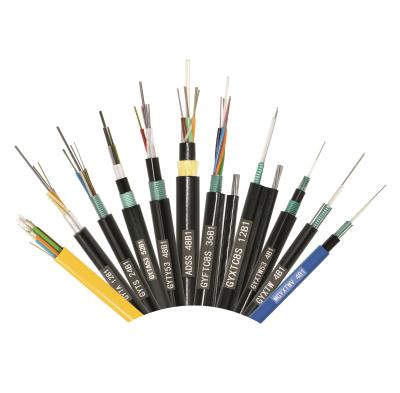 China Single Mode Optical GYTA Non Armored Fiber Optic Cable 2-144 Cores 12.9mm OD for sale