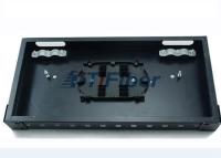 China 1U Rack Mount Fiber Patch Panel with 12 SC Simplex Ports, 24-Core Capacity for Network Infrastructure for sale
