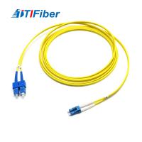 China Fiber Optic Patch Cord G652D 9/125um Single Mode SC UPC to SC UPC 2.0mm 1m for sale