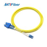 China Fiber Optic Patch Cord G652D 9/125um Single Mode SC UPC to SC UPC 2.0mm 1m for sale