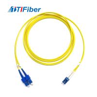 China Fiber Optic Patch Cord G652D 9/125um Single Mode SC UPC to SC UPC 2.0mm 1m for sale