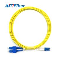 China Fiber Optic Patch Cord G652D 9/125um Single Mode SC UPC to SC UPC 2.0mm 1m for sale