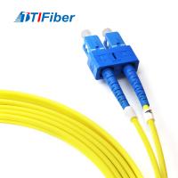 China Fiber Optic Patch Cord G652D 9/125um Single Mode SC UPC to SC UPC 2.0mm 1m for sale
