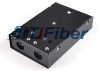 China 4 Port Fiber Optic Patch Panel Terminal Box with SC Adapter - 0.6mm Steel Construction for -25°C to +40°C Operation for sale