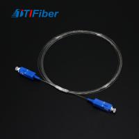 China FTTH Indoor Fiber Optic Pigtail Invisible Patch Cord Transparent for sale