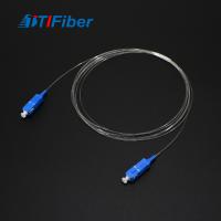 China FTTH Indoor Fiber Optic Pigtail Invisible Patch Cord Transparent for sale