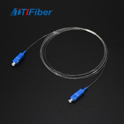 China FTTH Indoor Fiber Optic Pigtail Invisible Patch Cord Transparent for sale